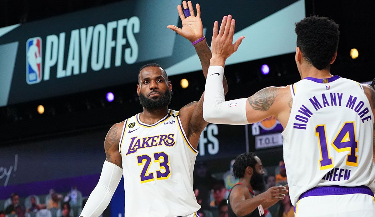NBA Playoffs - LeBron James führt Los Angeles Lakers zurück in die West-Finals: Ein echter ...