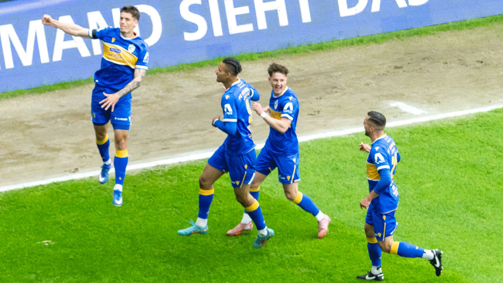 Carl Zeiss Jena vs. ZFC Meuselwitz im Finale des Landespokal Thüringen ...