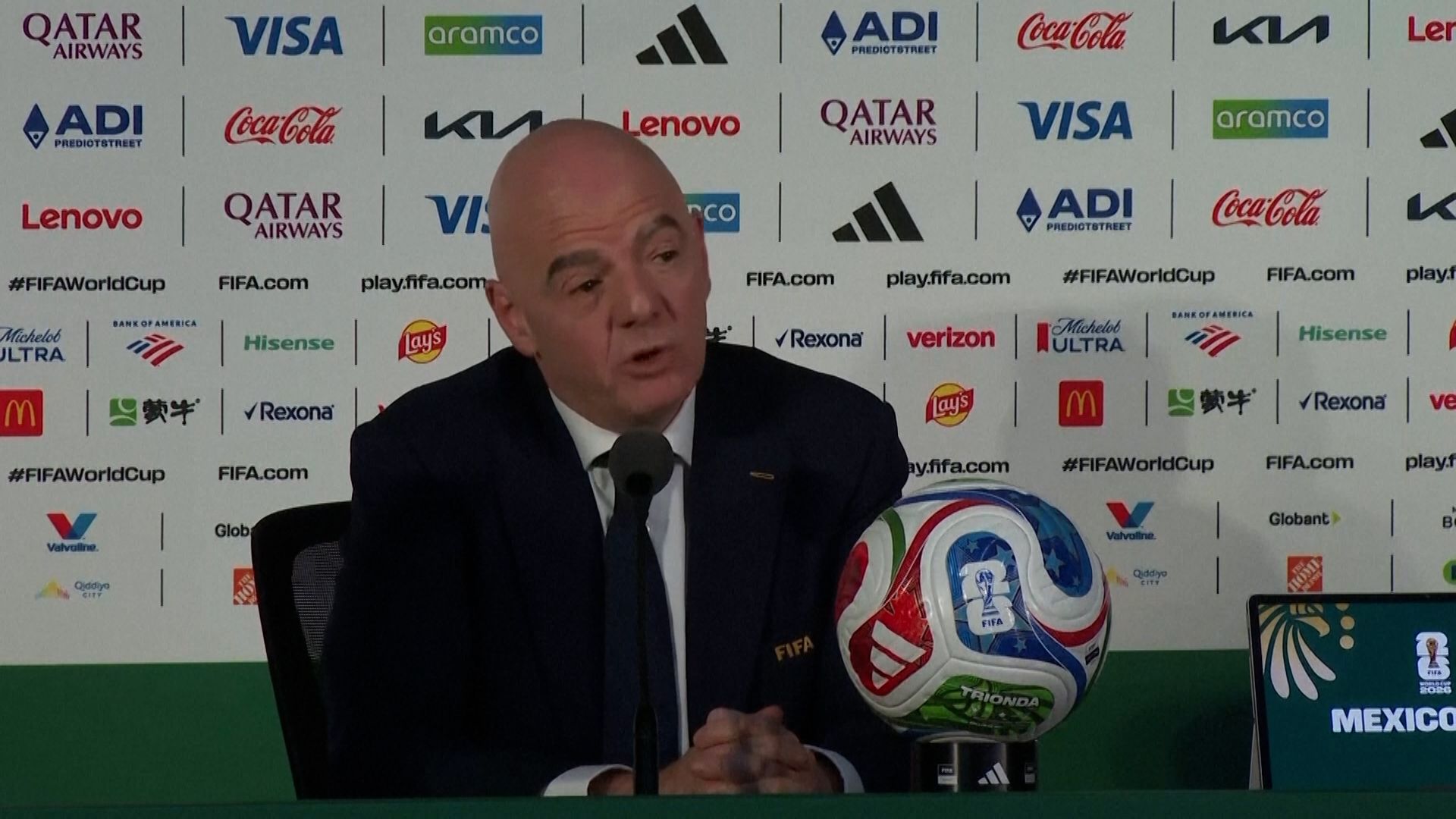 Infantino lobt Trump: "Ohne ihn wäre die WM in den USA unmöglich ...